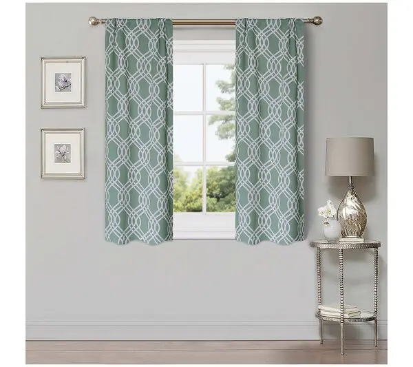 SUPERIOR Set Of 2 Room Darkening Blackout Curta Ins, 26x63