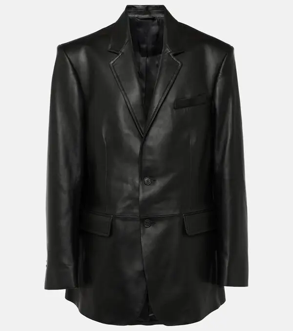 Wardrobe.NYC Oversized Leather Blazer