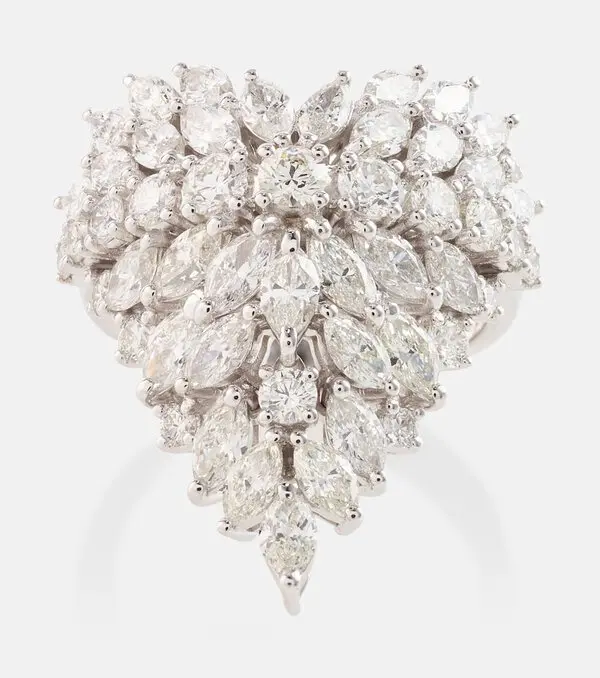 Yeprem Y-not 18kt White Gold Diamond Ring