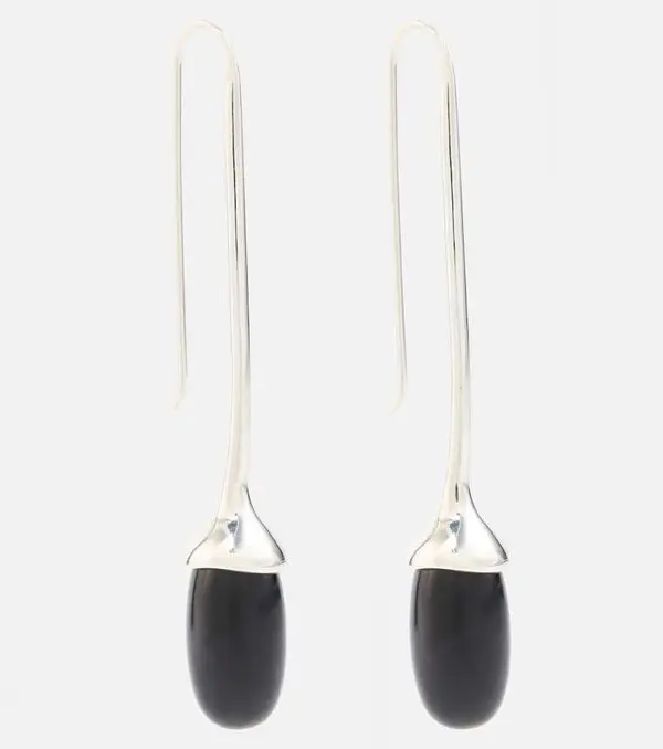 SOPHIE BUHAI Long Dripping Stone Drop Earrings