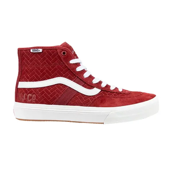 VANS Nj Skateshop X Crockett High Pro Sneakers - Red