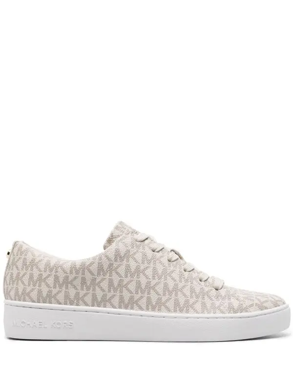 Michael Kors Keaton Canvas Sneakers - Neutrals