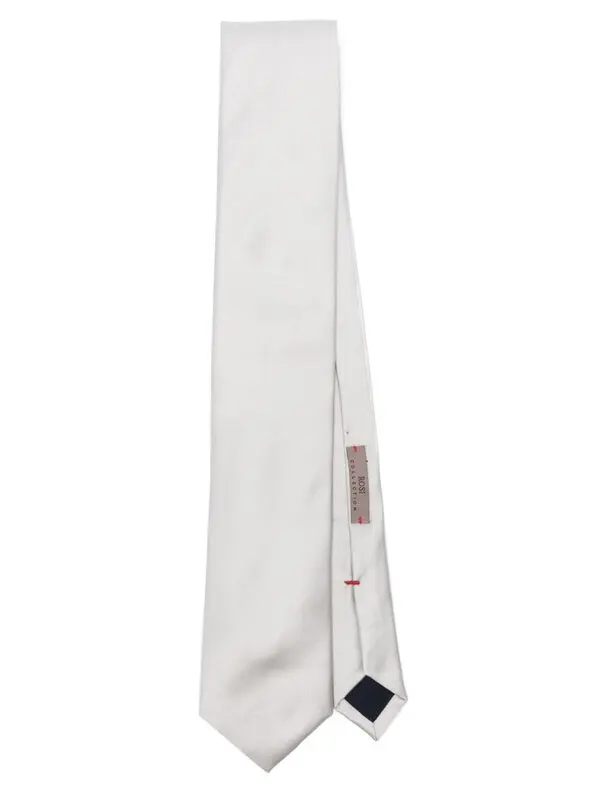 LADY ANNE Satin Silk Tie - Grey