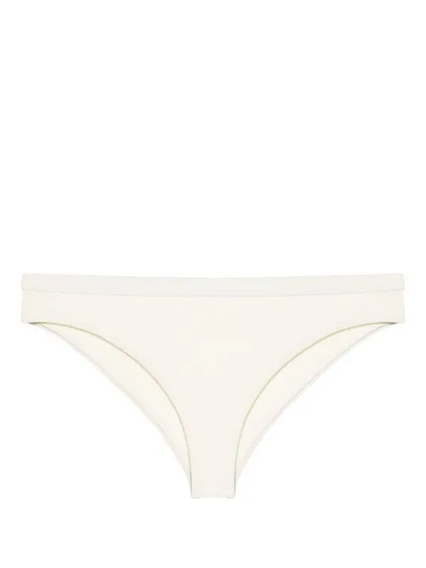 JIL SANDER Classic Bikini Bottom - White