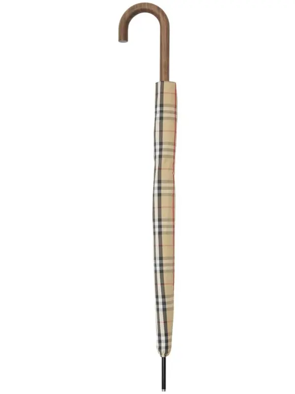 Burberry Vintage Check-print Umbrella - Neutrals