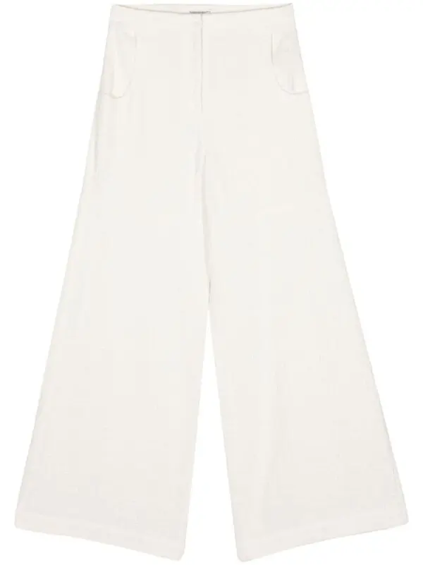 ALESSANDRO VIGILANTE Bouclé Palazzo Pants