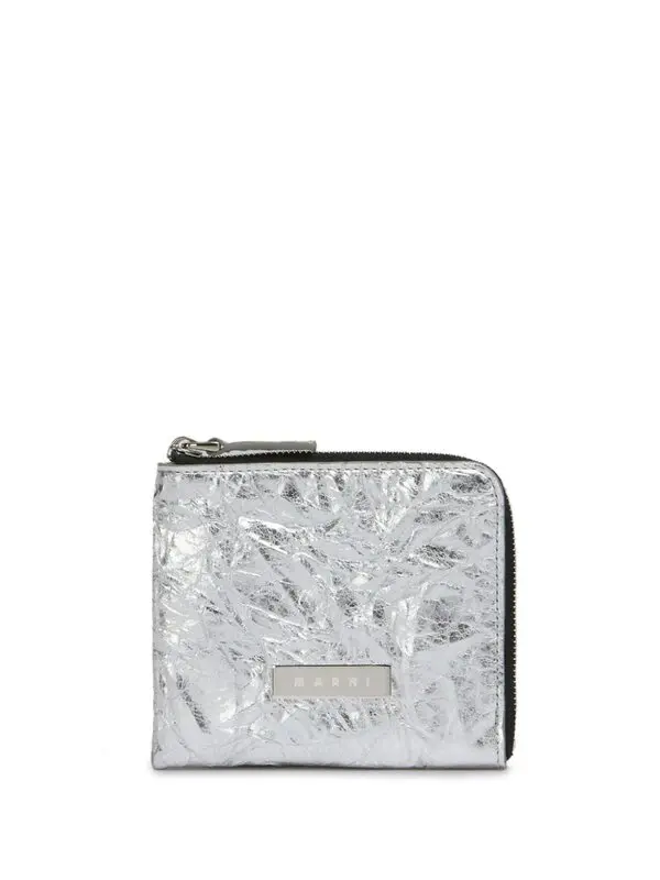 Marni Logo-plaque Leather Wallet