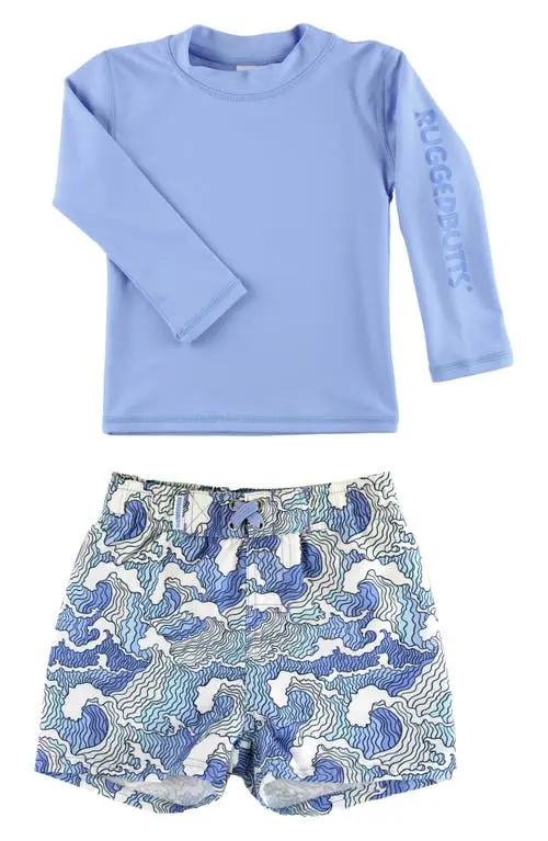 RUGGEDBUTTS Ocean Two-piece Rashguard Swimsuit