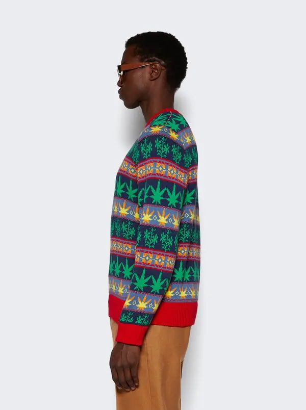 BODE Marin Jacquard Sweater - Multicolor