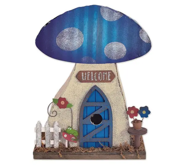SUNSET VISTA DESIGNS Mushroom Birdhouse