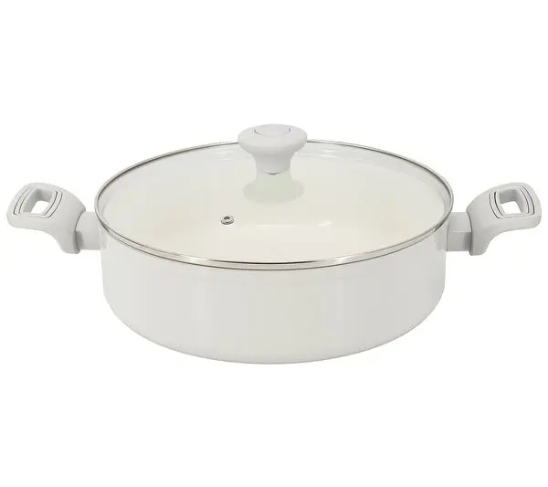MARTHA STEWART Everyday Rexford 5 Quart Pan With Lid