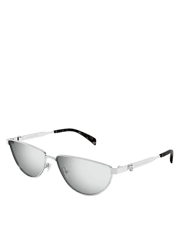 Alexander McQueen Floating Skull Cat Eye Sunglasses