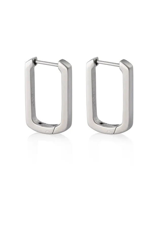 TINI LUX Trendsetter Oval Hoop Earrings