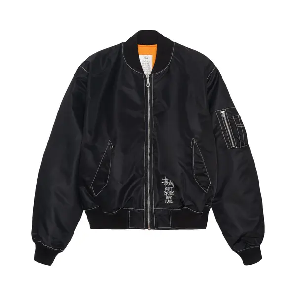StÜssy Built Reversible Bomber Jacket - Black