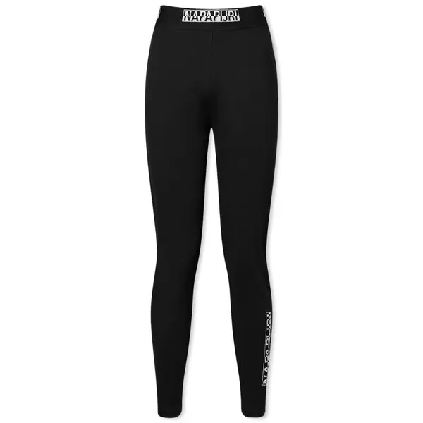 Napapijri Box Logo Leggings In Black 69% Off Editorialist