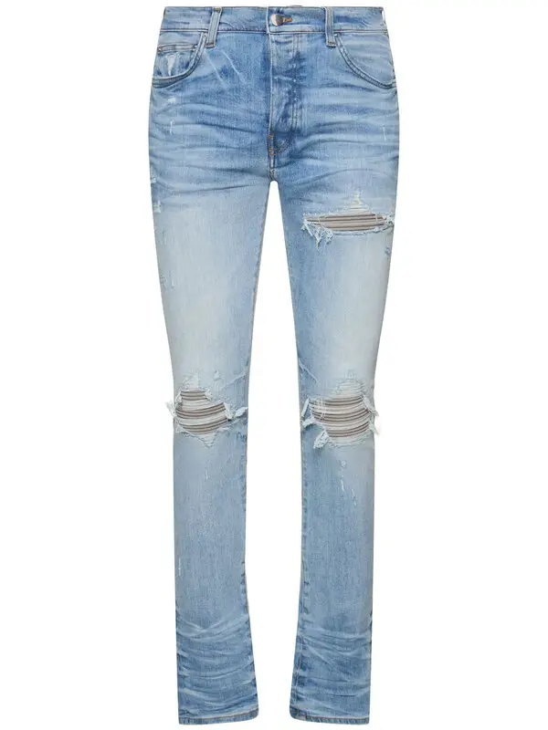 Amiri Mx1 Skinny Cotton Denim Jeans - Indigo - 30% Off | Editorialist