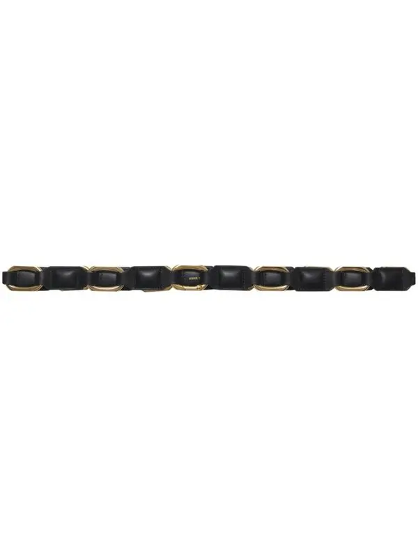 Anine Bing Mini Jody Chain Belt - Black | Editorialist