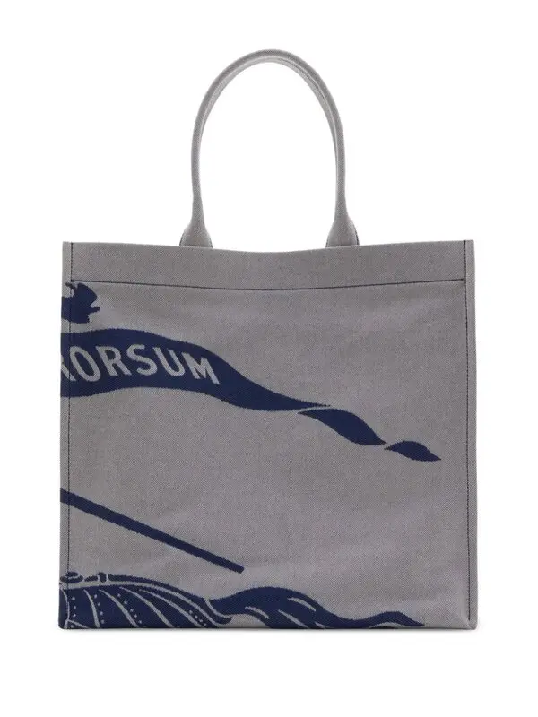 Burberry Equestrian Knight Motif Canvas Tote