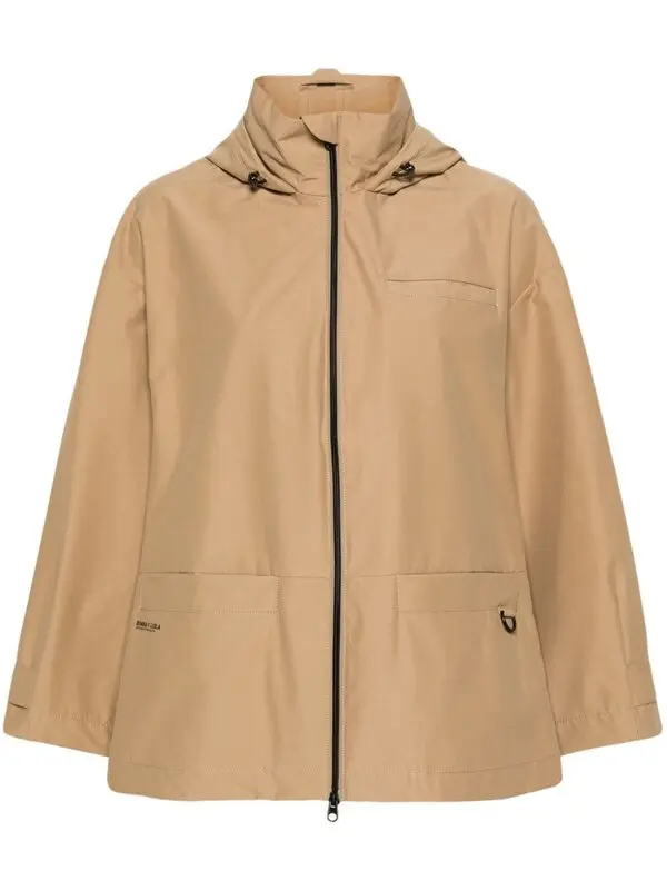 Bimba Y Lola Zip-up Hooded Raincoat