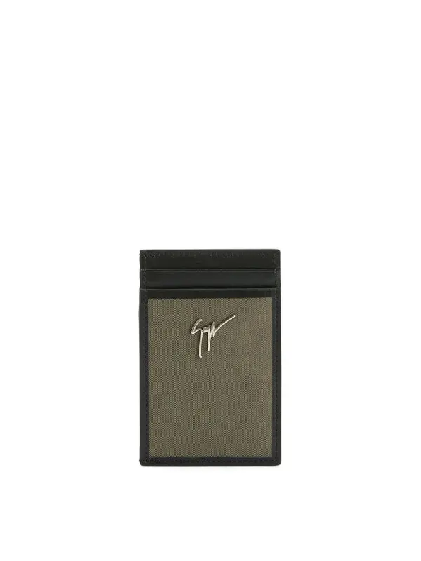 GIUSEPPE ZANOTTI Albert Logo-plaque Card Holder