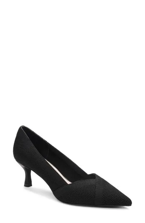 Sanctuary Prime Knit Pointed Toe Pump - Black