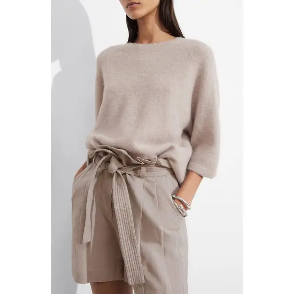 & Other Stories Crewneck Sweater - Mole Dusty Light