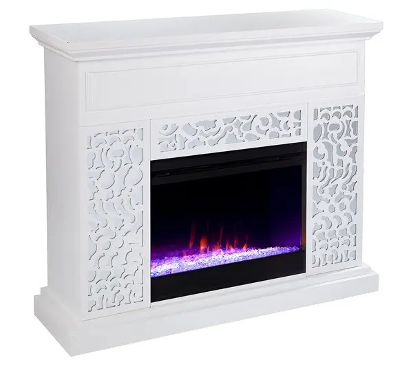 SEI FURNITURE Wansford Color Changing Fireplace
