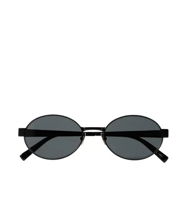 Saint Laurent Oval-frame Sunglasses - Black