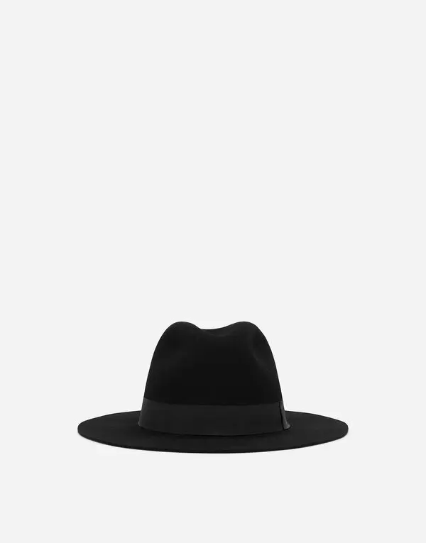 Dolce & Gabbana Wool Felt Fedora - Black