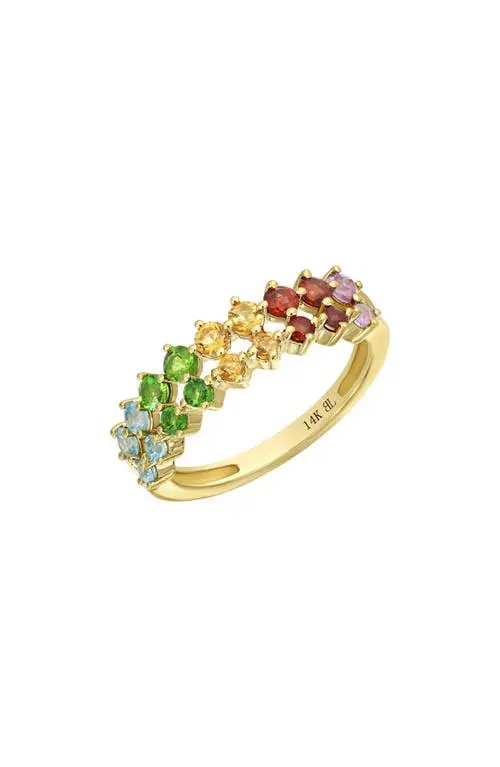 Bony Levy 14k Gold Semiprecious Stone Stackable Ring