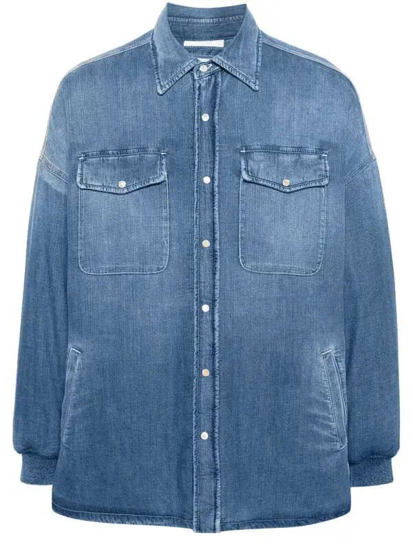 Alexander McQueen Seal Embroidered Denim Jacket