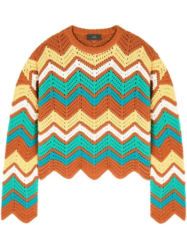 Alanui Chevron Knit Jumper