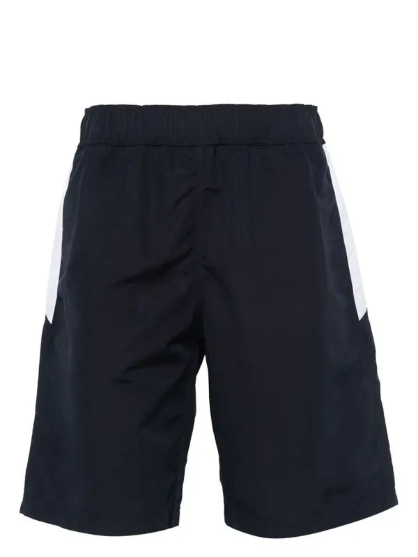 Palm Angels Logo-print Swim Shorts - Blue