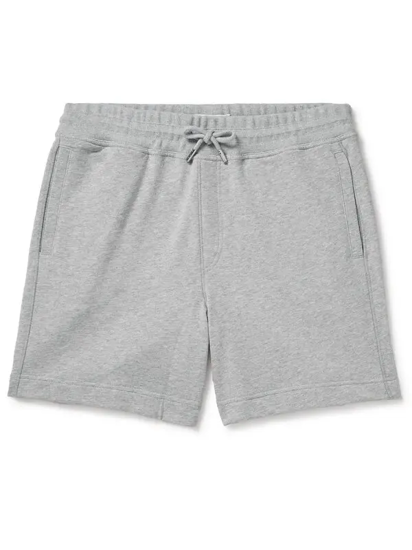 Mr P. Straight-leg Cotton-jersey Drawstring Shorts