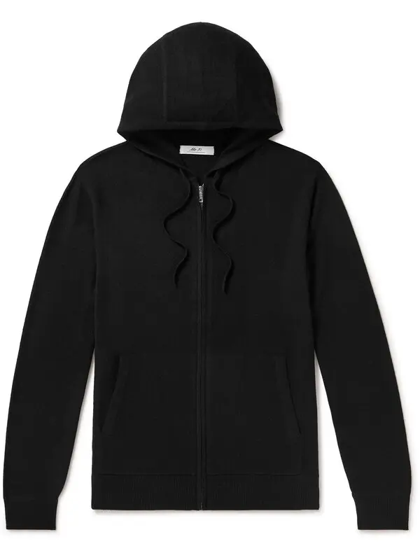 Mr P. Wool And Cashmere-blend Zip-up Hoodie