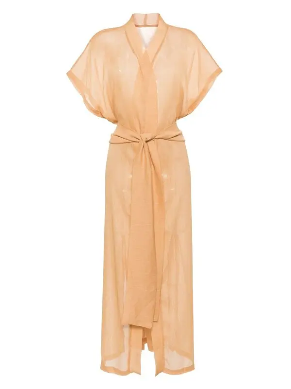 PARAMIDONNA Aria Belted Maxi Kimono