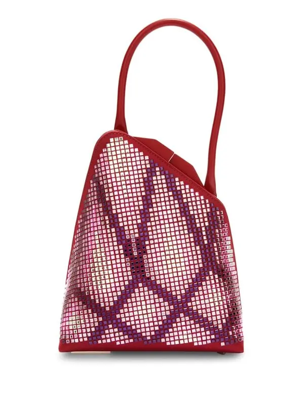 Attico Satin Tote - Red
