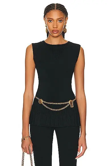 Chanel Tank Top - Black | Editorialist