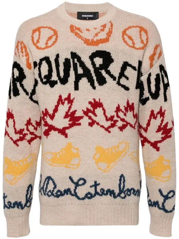 Dsquared2 Logo-intarsia Jumper