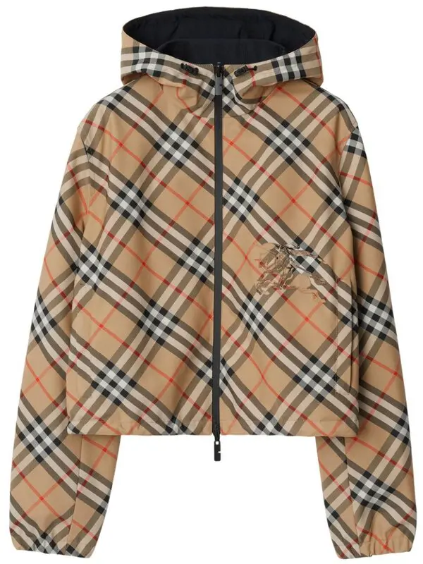 Burberry Cropped Reversible Jacket - Brown