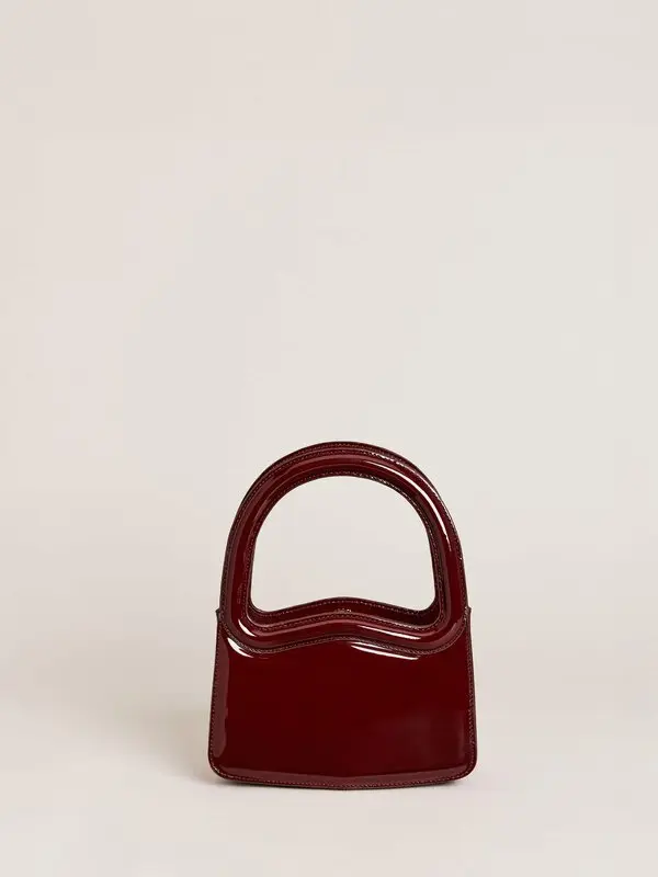 REFORMATION Mini Luciana Frame Handle - Ruby Patent