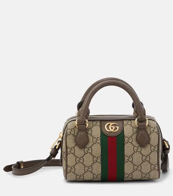 Gucci Ophidia Mini Gg Canvas Shoulder Bag - Multicoloured