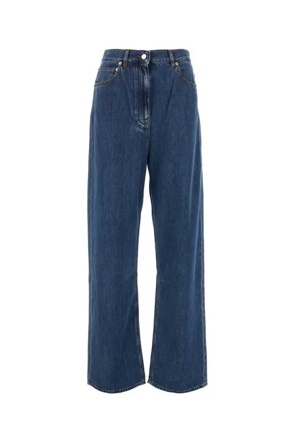 Valentino Garavani Wide-leg Jeans - Blue