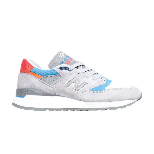 NEW BALANCE 998 Made In Usa 'baseball' Sneakers - Grey