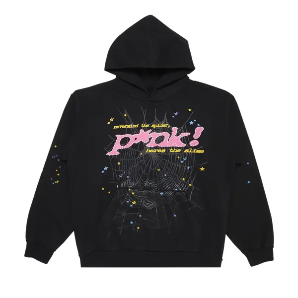 SP5DER Logo Pullover Hoodie Sweatshirt ' Pink - Black | Editorialist