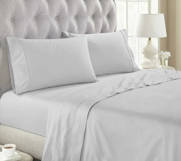 SUPERIOR Organic Cotton Extra Deep Pocket Sheet Set, Twin Xl