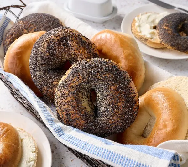 JUST BAGELS 4 Oz Nyc Poppy Seed Bagel Assortment