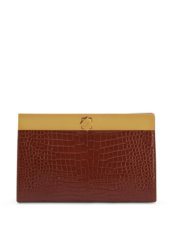 GIUSEPPE ZANOTTI Tanaya Clutch - Brown