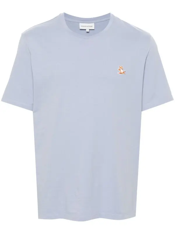 Maison Kitsuné Chillax Fox Cotton T-shirt - Blue