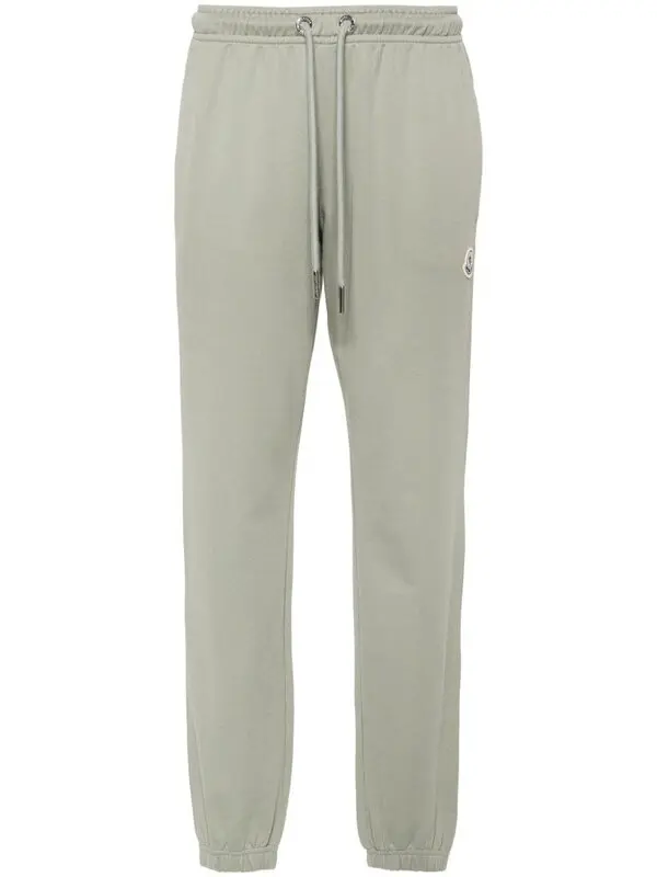 Moncler Logo-appliqué Track Pants - Green